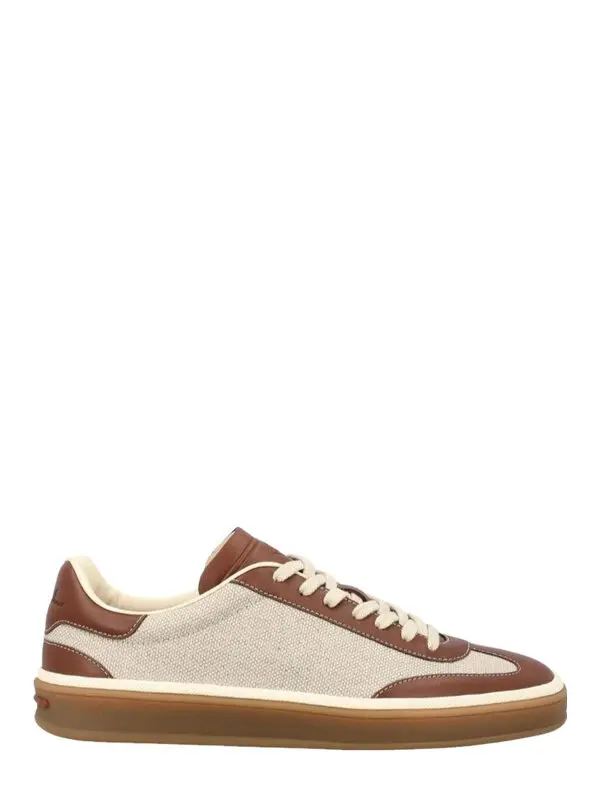 Loro Piana Panelled Low-top Sneakers - Brown