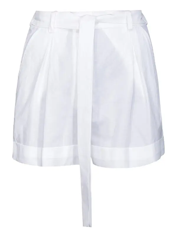 Pinko Primula Belted Shorts - White