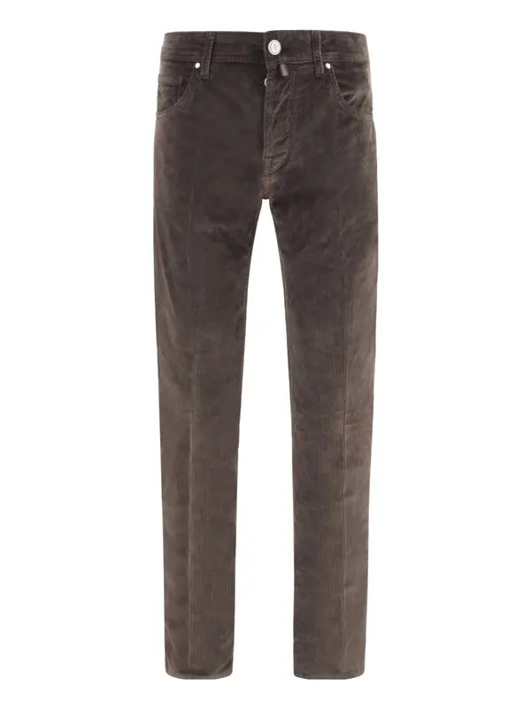 Jacob Cohen Slim Corduroy Pants - Brown