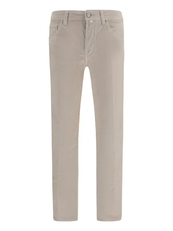 Jacob Cohen Slim Fit Corduroy Pants - Beige