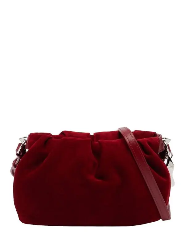 CHRISTIAN LOUBOUTIN Mini Suede Bag - Red