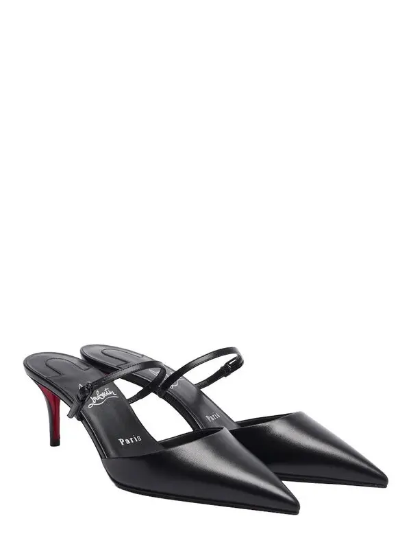 CHRISTIAN LOUBOUTIN Milena Leather Mules - Black