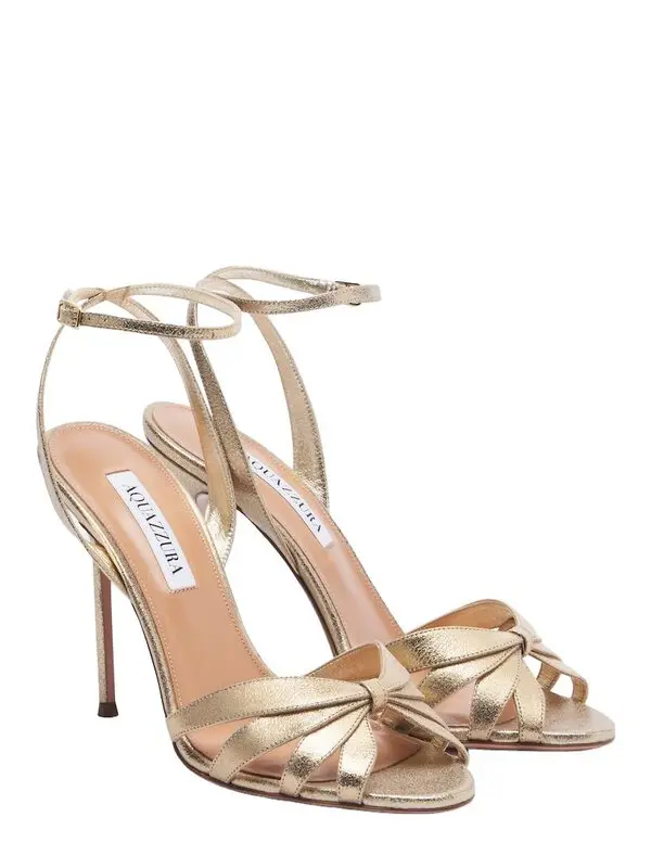 AQUAZZURA Soulmate Sandals - Gold