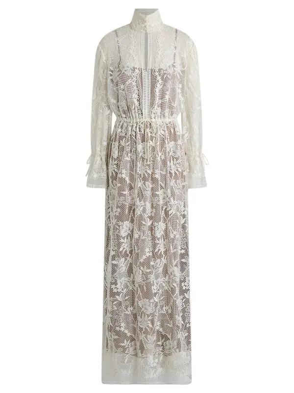 Scanlan Theodore Lace Maxi Dress - Ivory