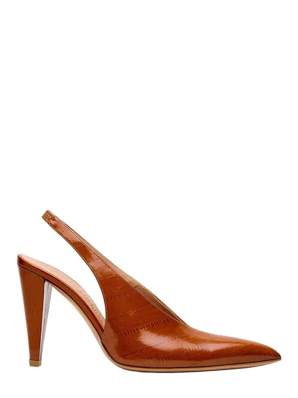 Scanlan Theodore Pointed Slingback 10 - Brandy