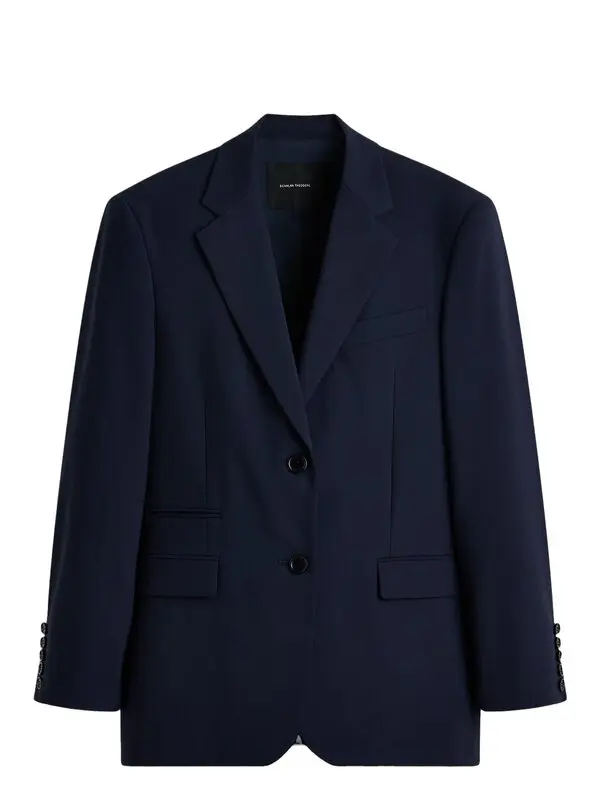 Scanlan Theodore Relaxed Tailored Jacket - Navy