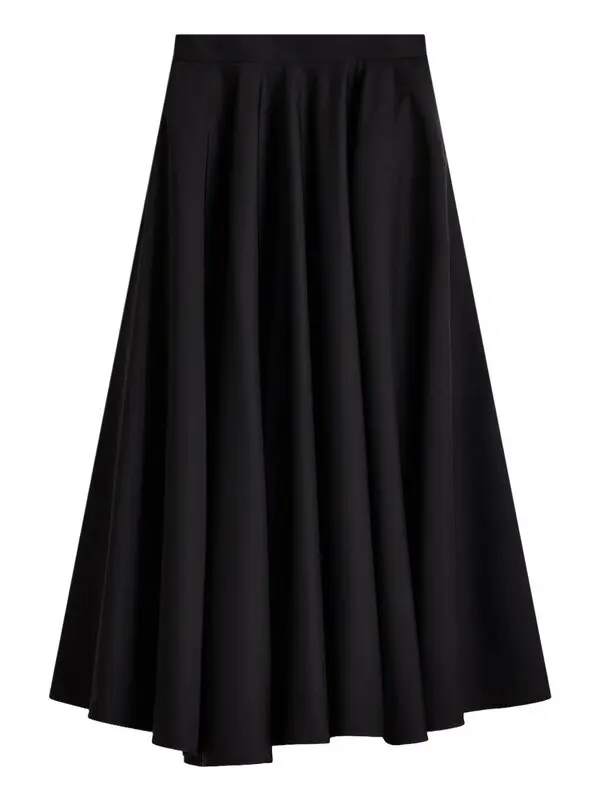 Scanlan Theodore Technical Midi Skirt - Black