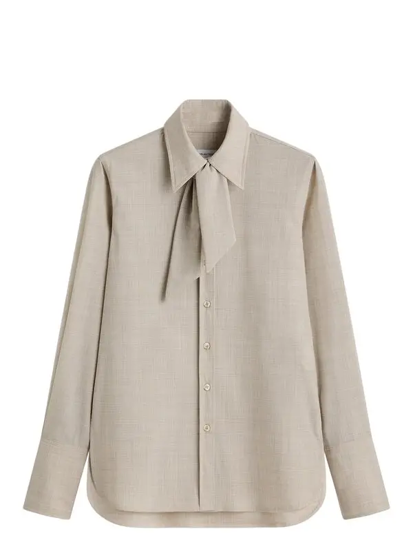 Scanlan Theodore Plaid Cravat Shirt - Sable