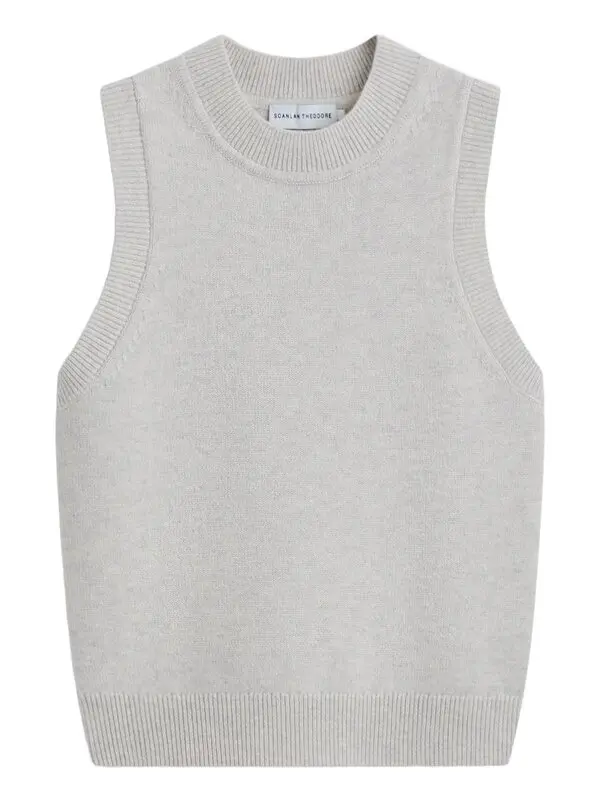 Scanlan Theodore Cashmere Wool Slim Tank - Chiffon