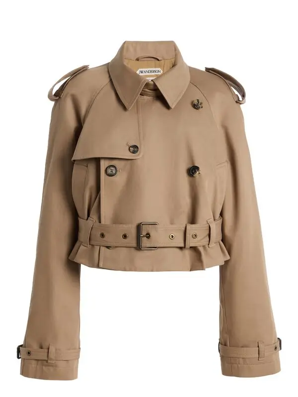 JW Anderson Cropped Trench - Neutral