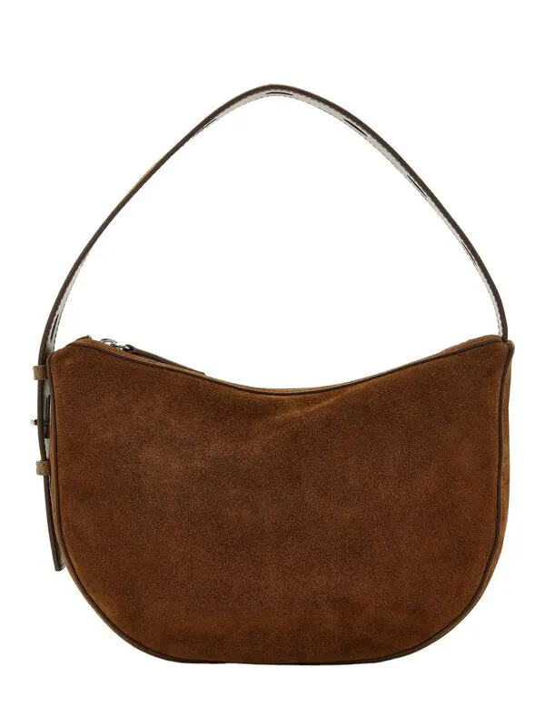 Staud Staudsuede Shoulder Bag - Brown