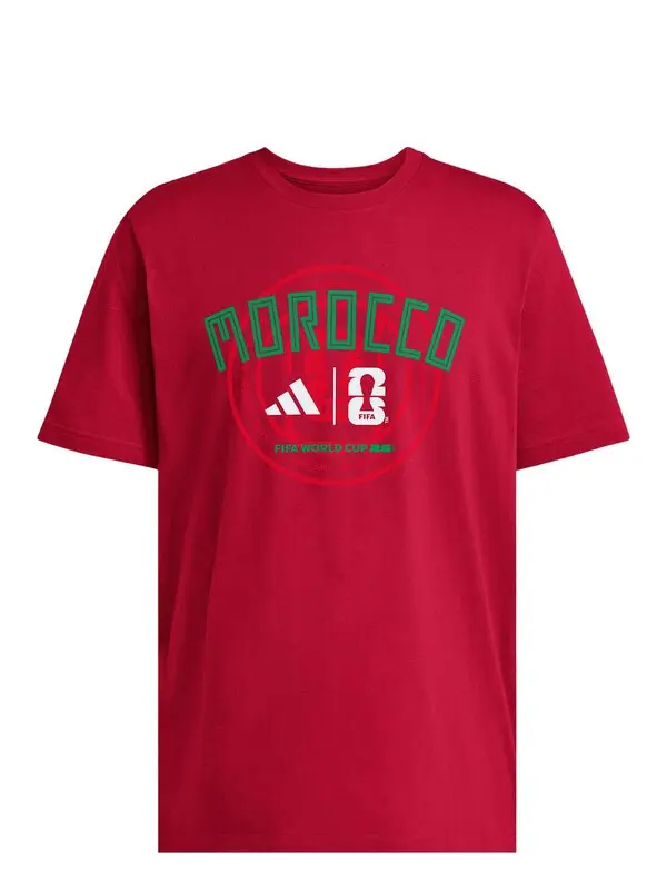 Adidas Fifa World Cup 26 Qualifier Graphic T-shirt - Red