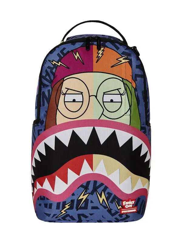 SPRAYGROUND Family Guy Meg Shark Mouth Dlxr Backpack - Multicolor
