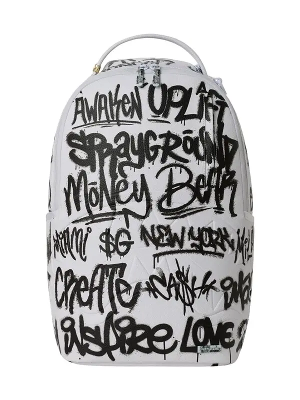SPRAYGROUND Think On It' Graffiti Print Backpack - Multicolor