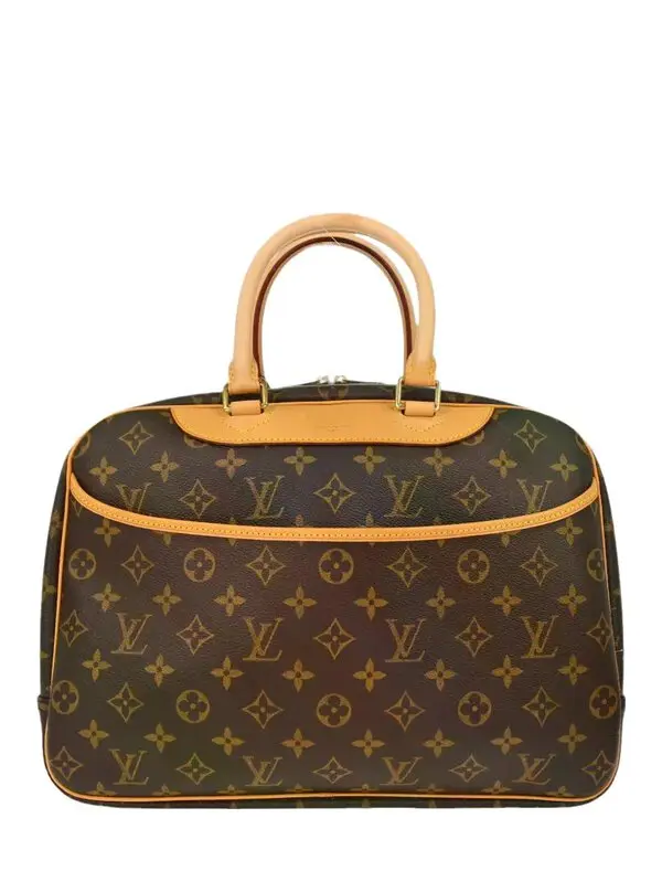 LOUIS VUITTON Monogram Deauville Tote Bag - Brown