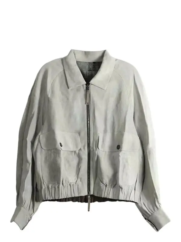 ZIGGY CHEN Paneled Design Jacket - Grey