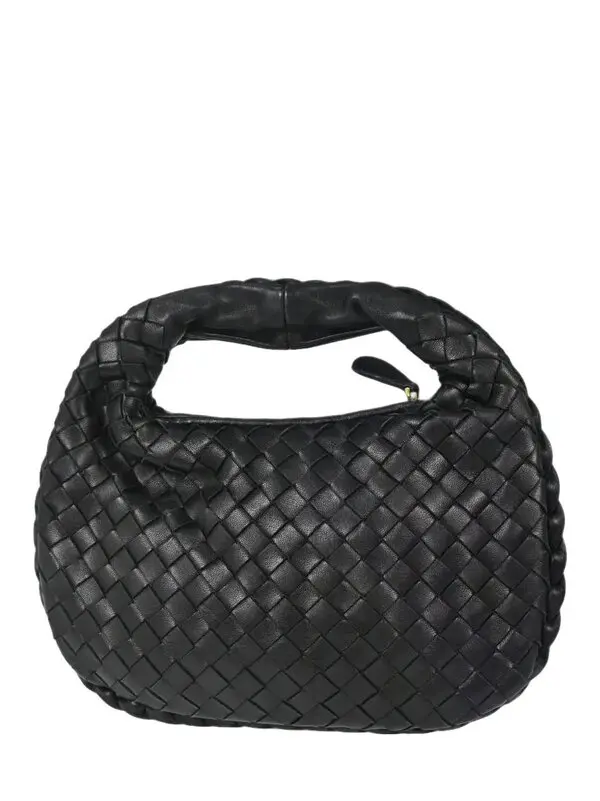 Bottega Veneta Intrecciato Handbag - Black