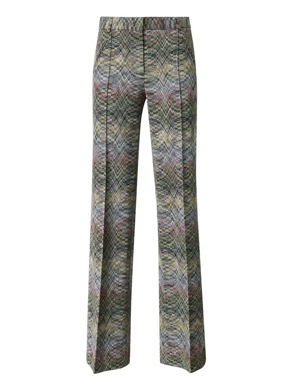 Missoni Tailored Space-dye Viscose Lamé Trousers - Multicoloured