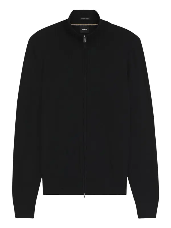 Hugo Boss Zip-up Sweater - Black