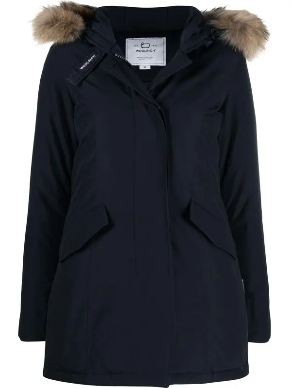 Woolrich Arctic Raccoon Parka - Blue