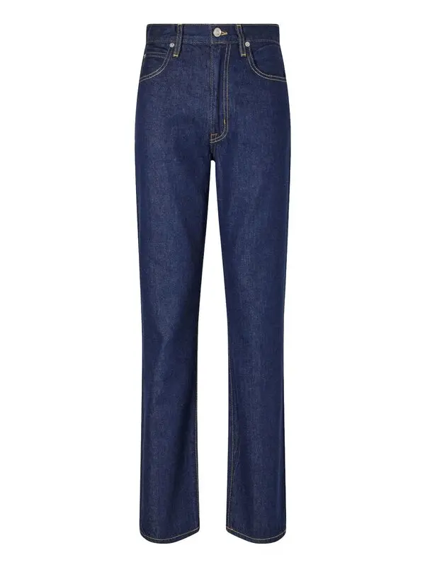 SLVRLAKE London High-rise Straight-leg Jeans - Blue