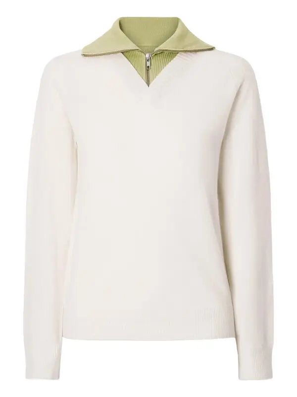 MAISON MARGIELA Ribbed Wool-blend Sweater - Green