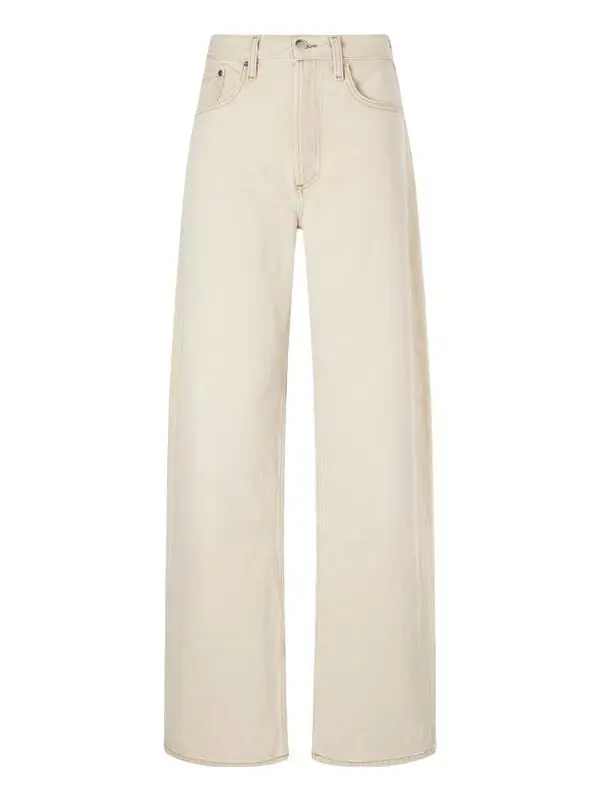 AGOLDE Arc Mid-waist Wide-leg Jeans - Neutrals