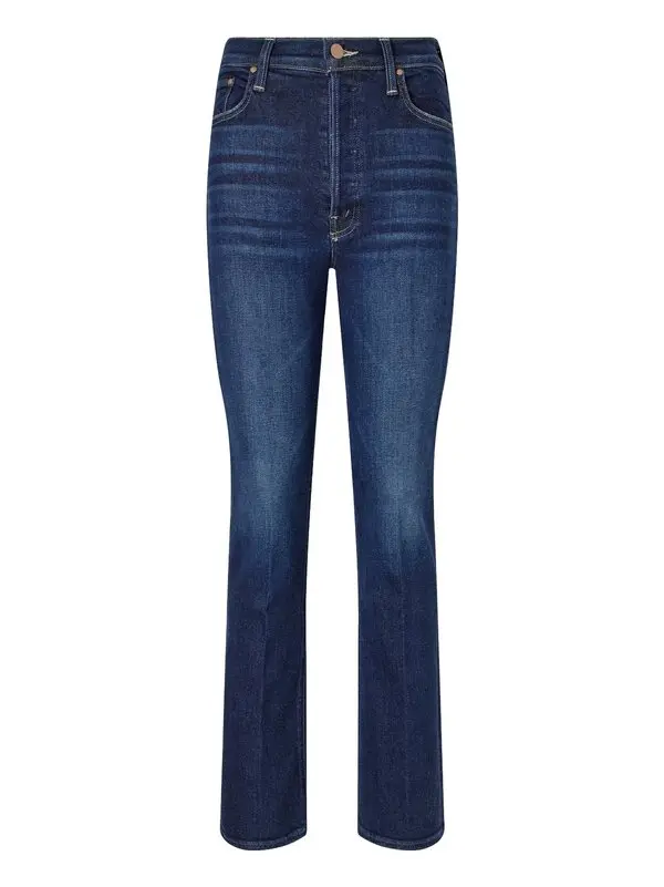 MOTHER The Tripper Flood High-waist Flared Jeans - Blue