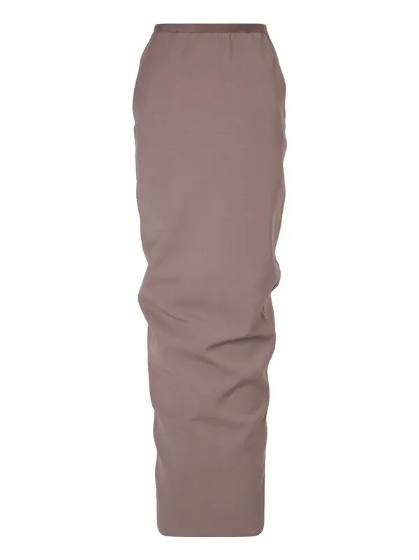 Rick Owens Soft Pillar Maxi Skirt - Purple