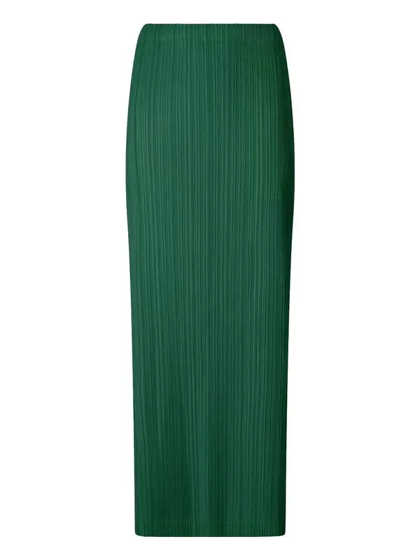 PLEATS PLEASE Plissé Midi Skirt - Green