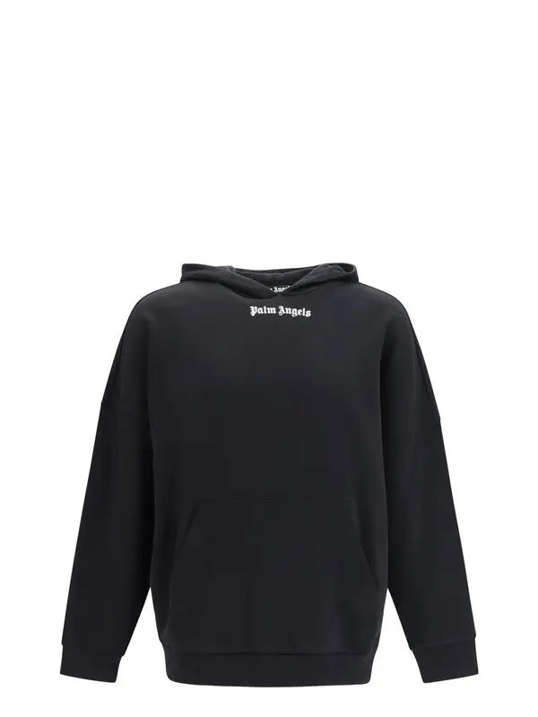 Palm Angels Classic Logo Oversized Hoodie - Black