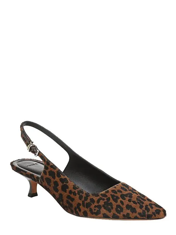 Vince Sabra Ii Slingback Pumps - Brown Multi