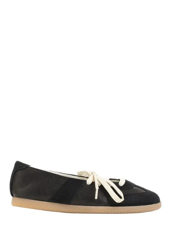 MAISON MARGIELA Replica Soft Laced Ballerinas - Black