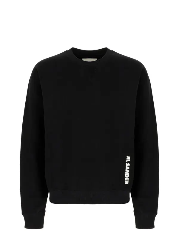JIL SANDER Crewneck Sweatshirt With Logo - Multicolor