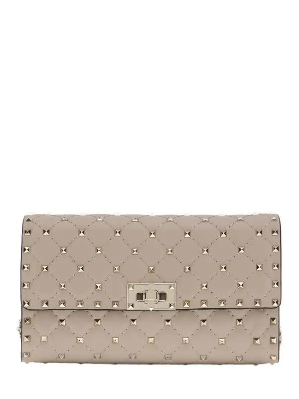 Valentino Garavani Rockstud Spike Quilted Nappa Shoulder Bag - Multicolor