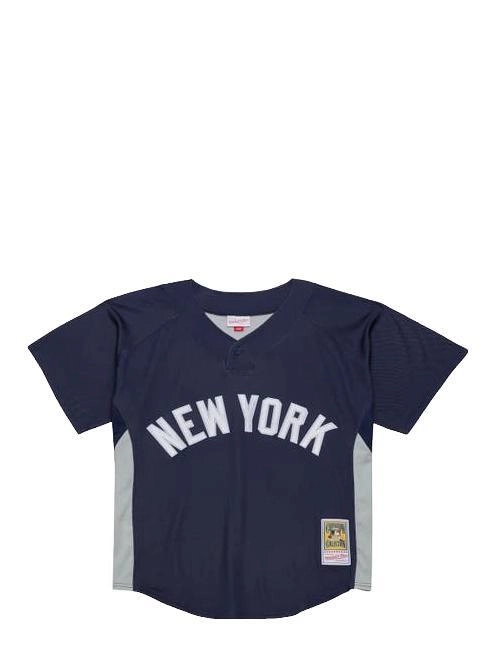 Mitchell & Ness Cc Sabathia 2009 New York Yankees Authentic Batting Practice Jersey - Navy