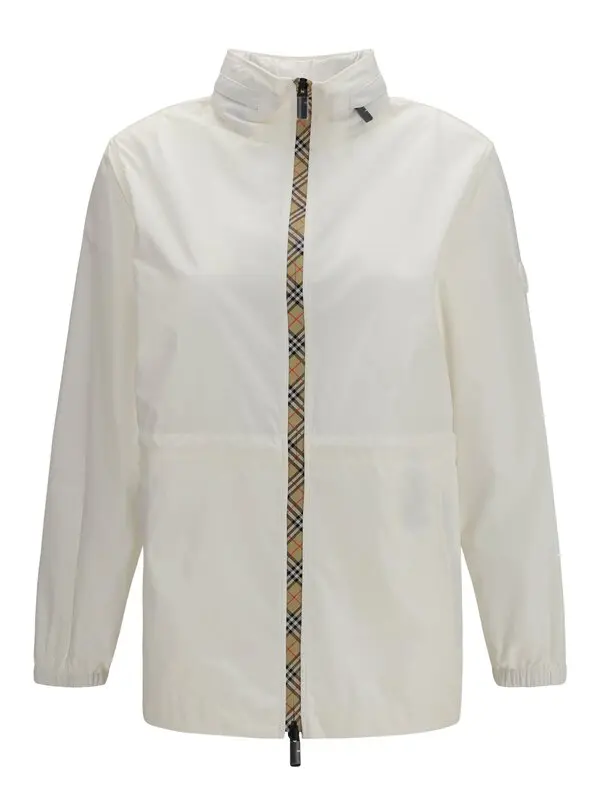 Burberry Blackpool Short Nylon Jacket - White