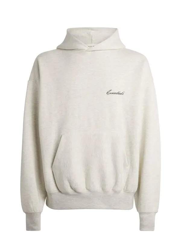Fear Of God Classic Logo Hoodie - Grey