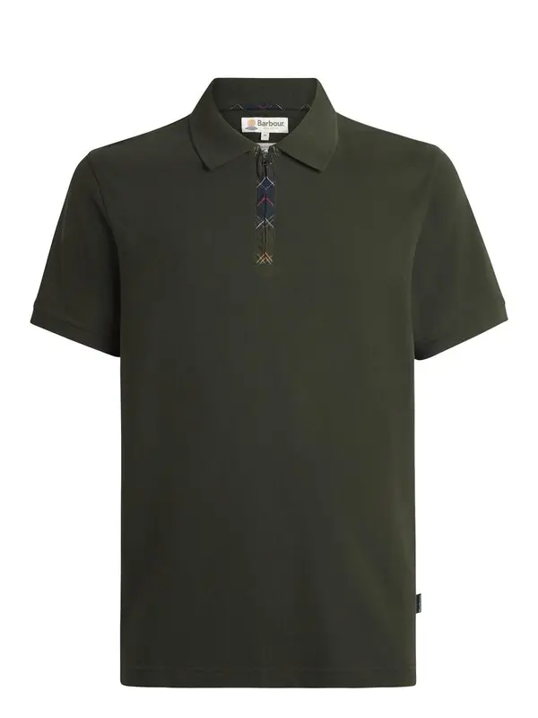 Barbour Cotton Stately Polo Shirt - Green