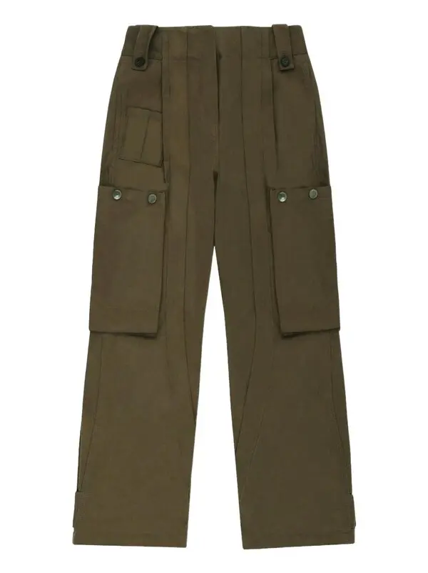 Andersson Bell Patchwork Design Work Trousers - Khaki