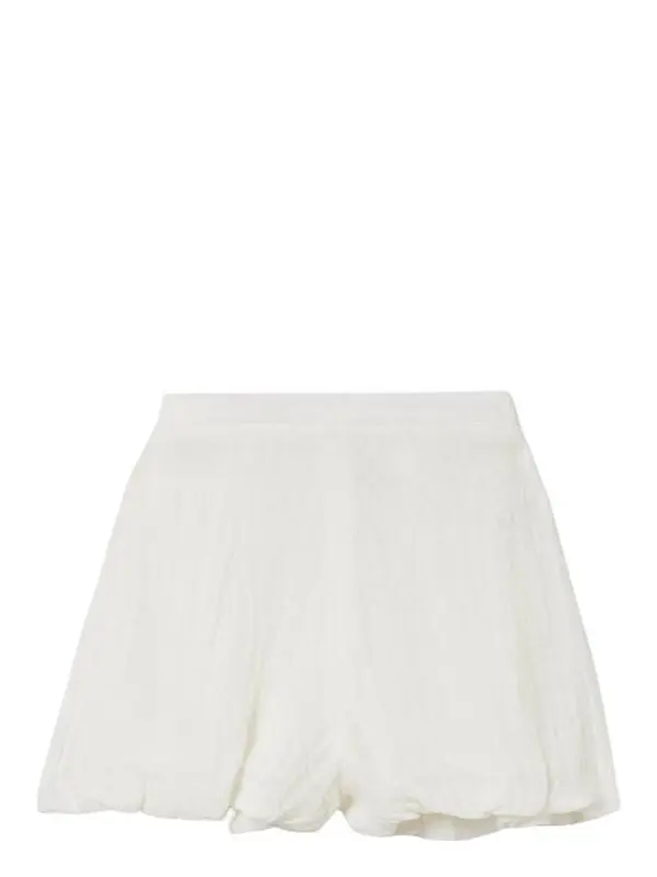 Lisa Marie Fernandez Linen-blend Gauze Shorts - White