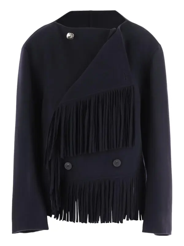 Carven Fringed Double-breasted Jacket - No