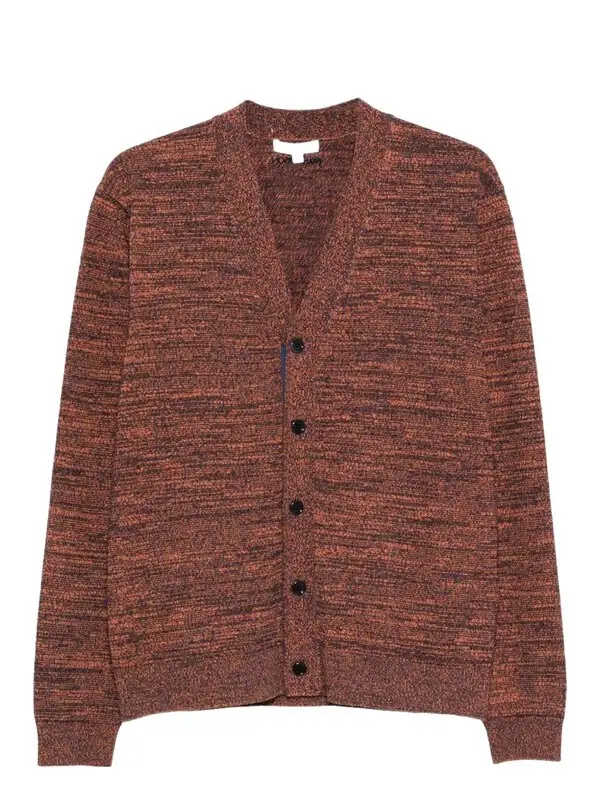 J.W.ANDERSON Speckled V-neck Button-front Cardigan - No