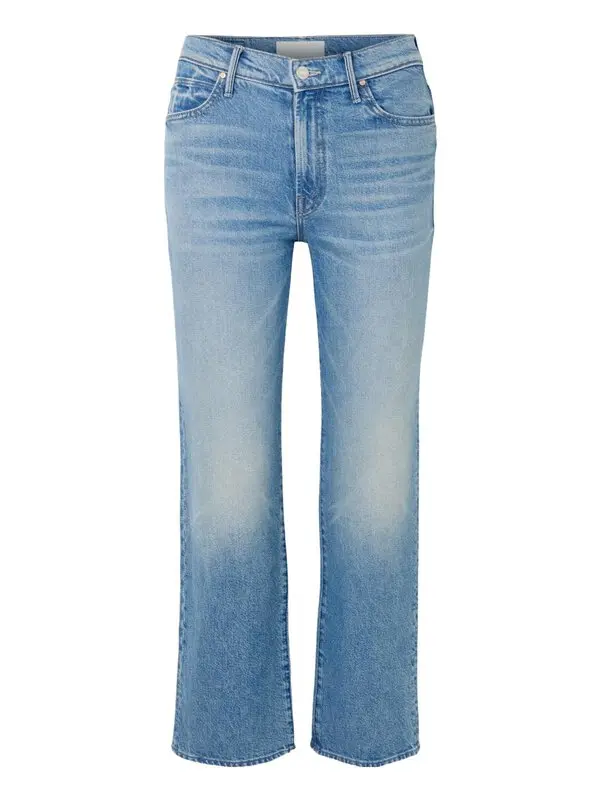 MOTHER Mid-rise Bootcut Jeans - Blue