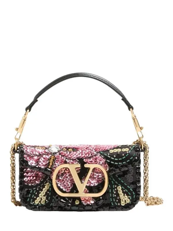 Valentino Garavani Loco Embellished Shoulder Bag - No