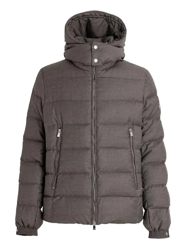 TATRAS Long-sleeve Hooded Padded Jacket - Mocha