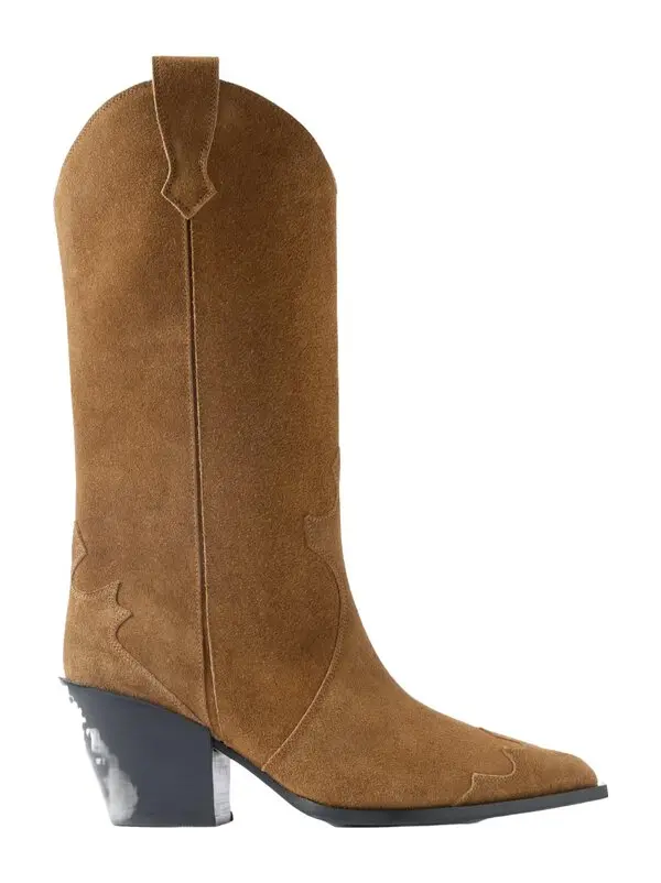AeydĒ Ariel Suede Knee-high Boots - Brown