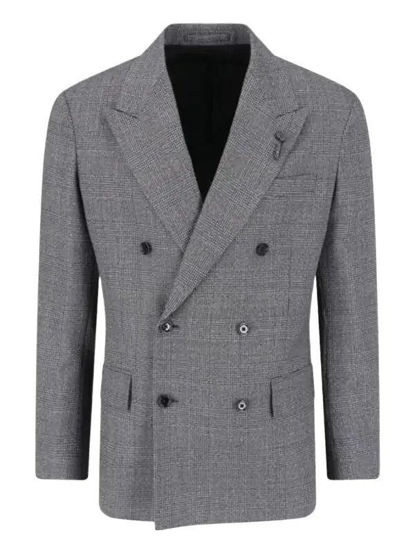 LARDINI Long-sleeve Blazer - Grey