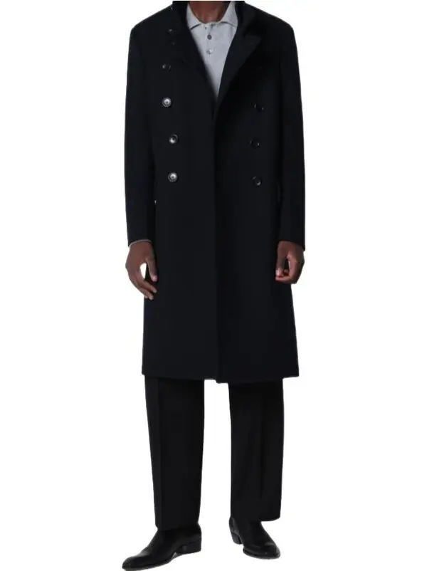 TOM FORD Double-breasted Coat - Midnight Blue