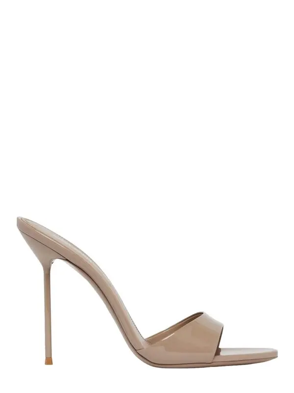Paris Texas Lidia Almond Toe Mules - Nude